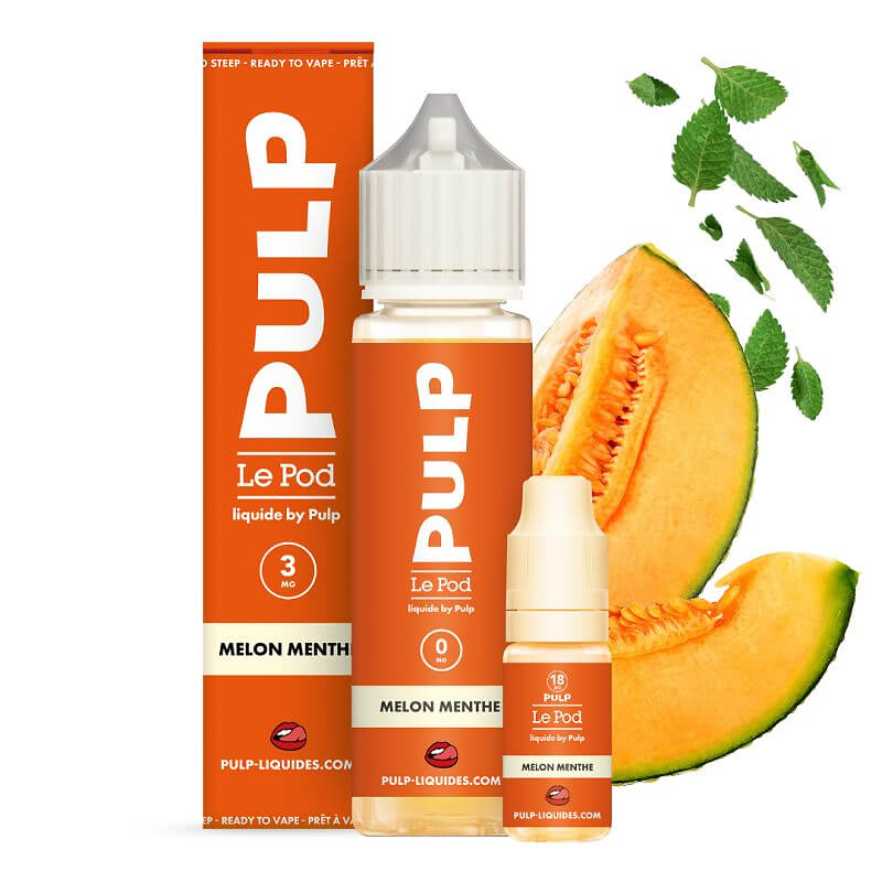 E-liquide Melon Menthe Le Pod Liquide Pulp - 60ml - Boosters Inclus ...