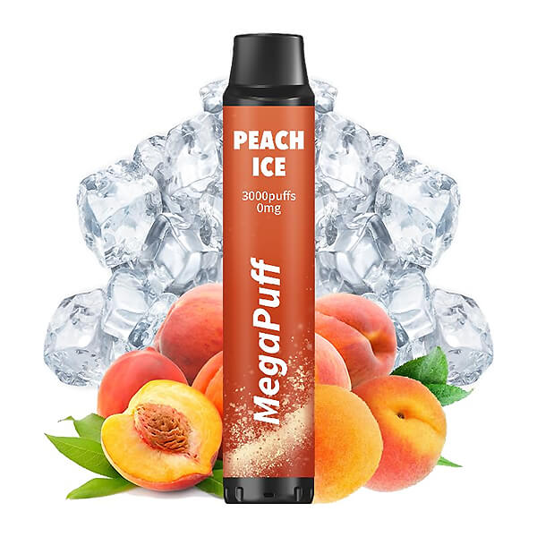 Puff 3000 Peach Ice Megapuff - 3000 Puffs - Votre spécialiste e ...